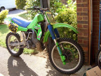 1985 KX500 - Supermoto project